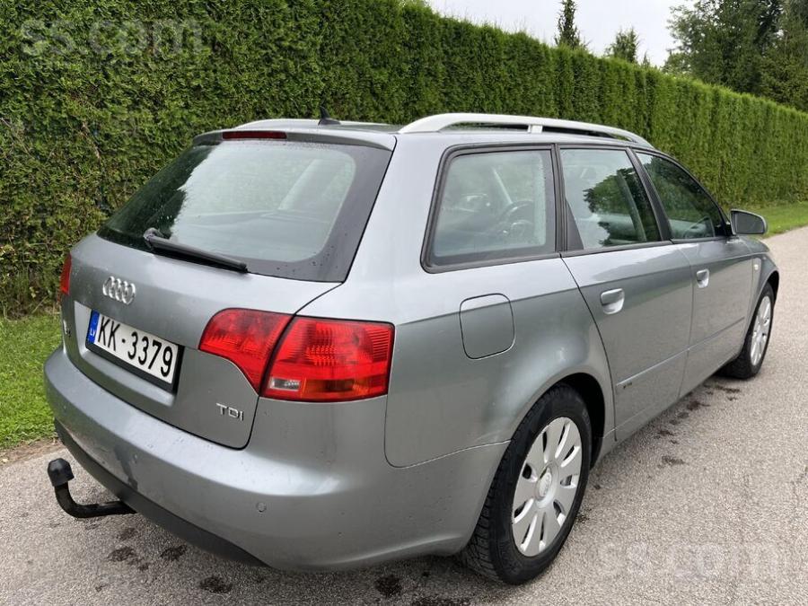 Pelēks Audi A4 2007 Bauska, ar dzinēja tilpumu 2.00 L un nobraukumu 0 tūkst. km par 1450 €, foto 4 vietnē AUTOMOTO.COM.LV