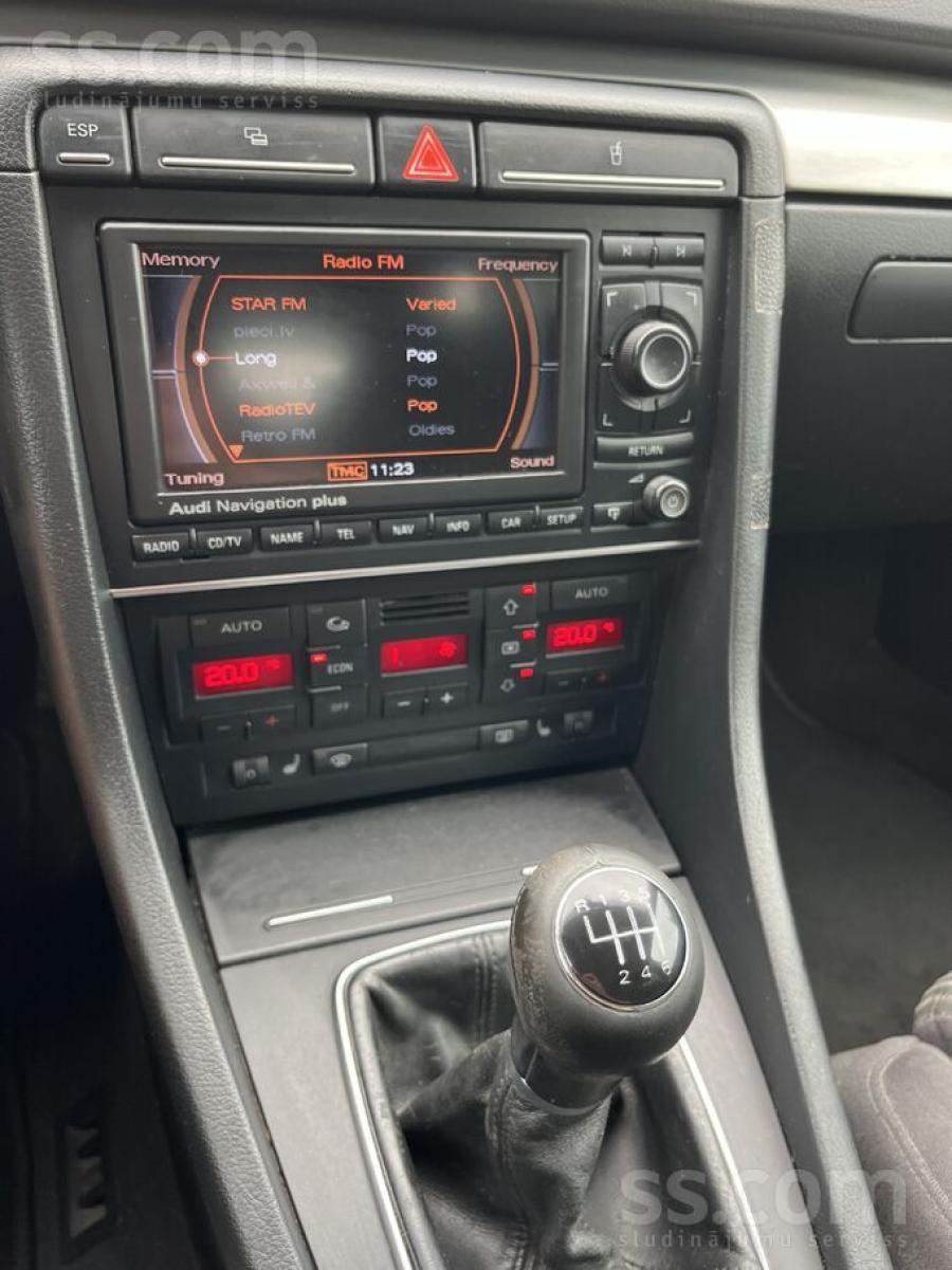 Pelēks Audi A4 2007 Bauska, ar dzinēja tilpumu 2.00 L un nobraukumu 0 tūkst. km par 1450 €, foto 15 vietnē AUTOMOTO.COM.LV