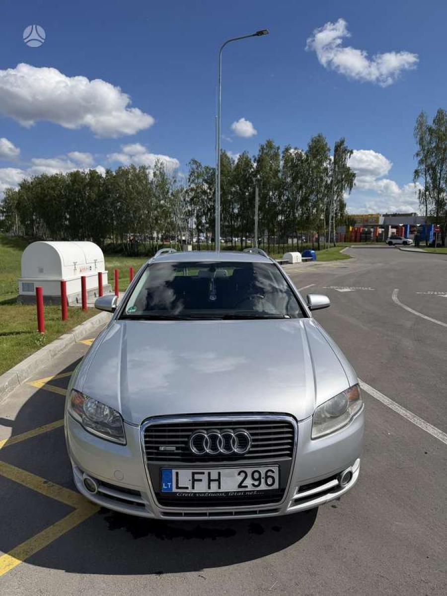 Grey Audi A4 2007 in Vilnius, with an engine capacity of 1.99 L and mileage of 384 thousand km for 2900 €, photo 3 on AUTOMOTO.COM.LV