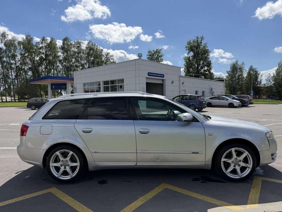 Grey Audi A4 2007 in Vilnius, with an engine capacity of 1.99 L and mileage of 384 thousand km for 2900 €, photo 7 on AUTOMOTO.COM.LV