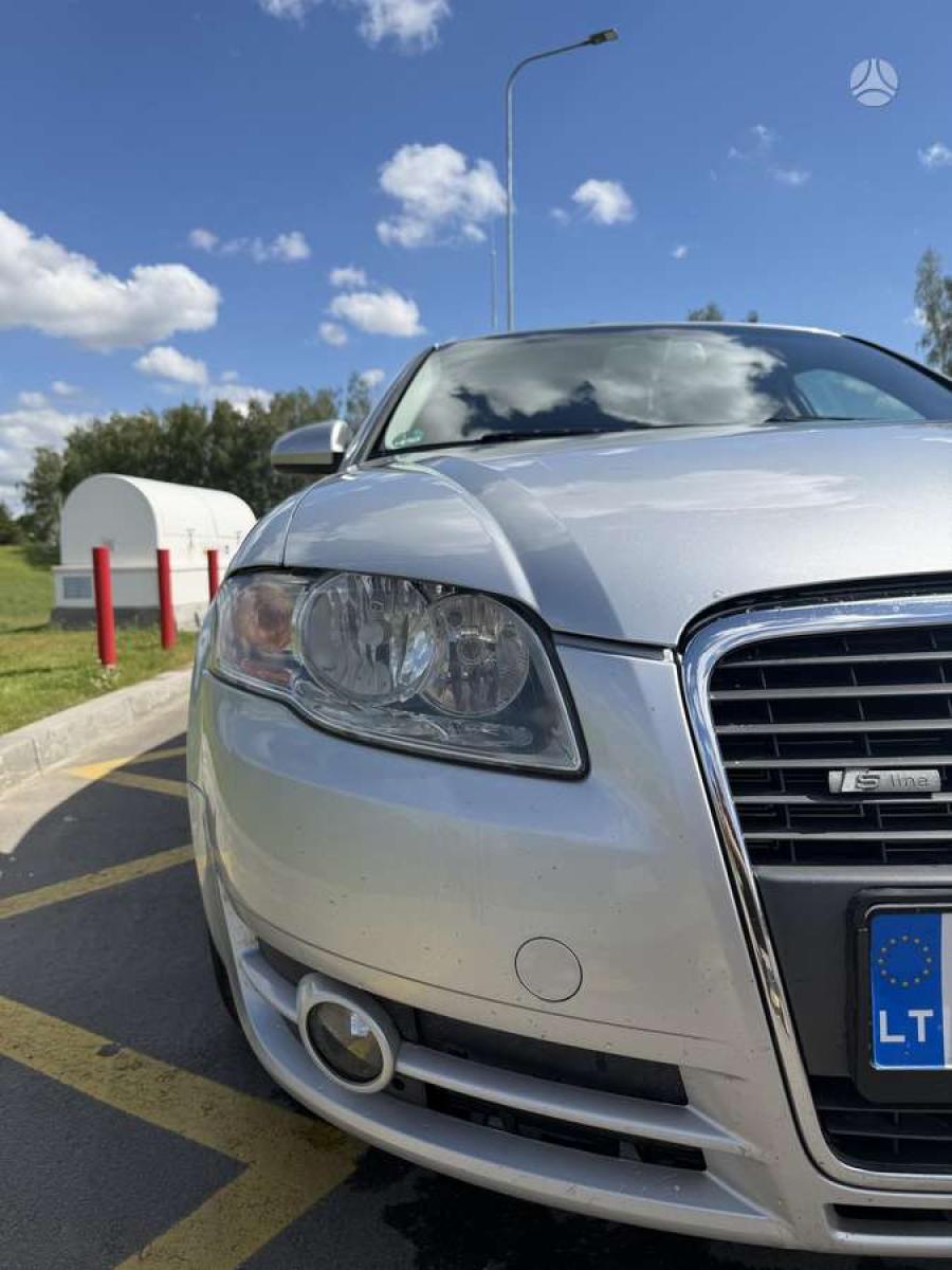Grey Audi A4 2007 in Vilnius, with an engine capacity of 1.99 L and mileage of 384 thousand km for 2900 €, photo 10 on AUTOMOTO.COM.LV