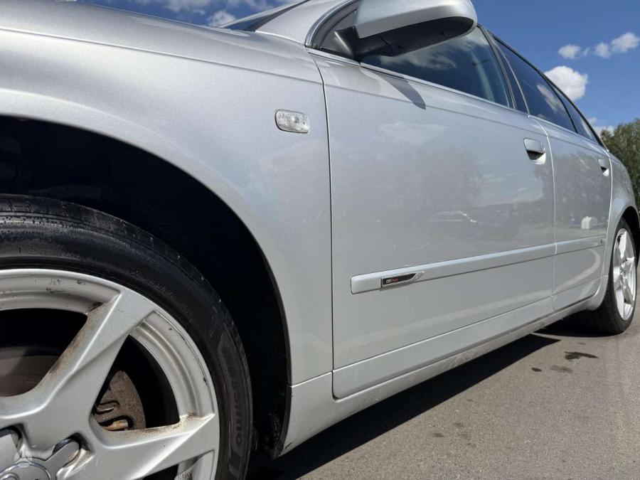 Grey Audi A4 2007 in Vilnius, with an engine capacity of 1.99 L and mileage of 384 thousand km for 2900 €, photo 14 on AUTOMOTO.COM.LV