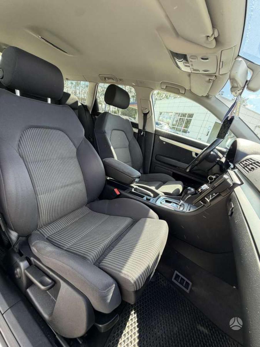 Grey Audi A4 2007 in Vilnius, with an engine capacity of 1.99 L and mileage of 384 thousand km for 2900 €, photo 22 on AUTOMOTO.COM.LV