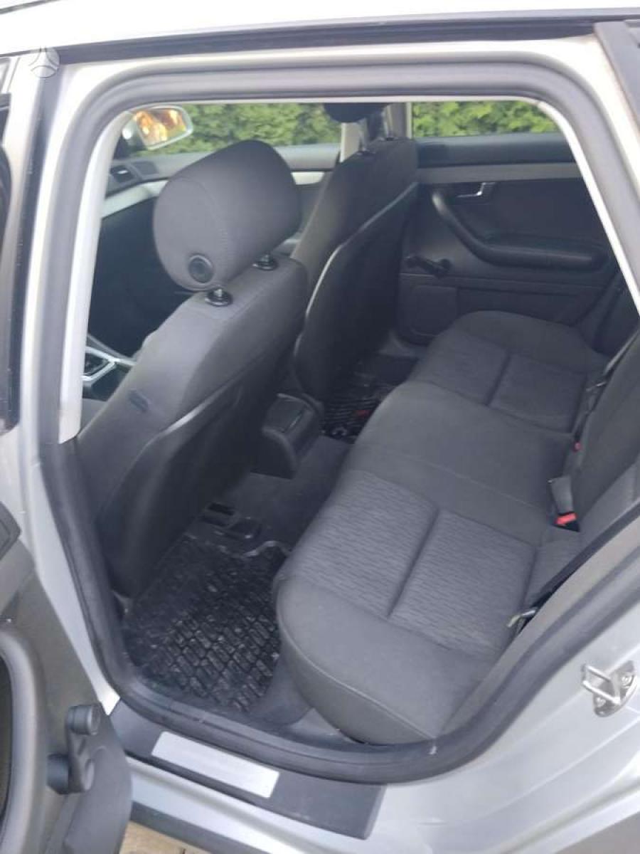 Grey Audi A4 2007 in Vilnius, with an engine capacity of 1.99 L and mileage of 274 thousand km for 3000 €, photo 11 on AUTOMOTO.COM.LV