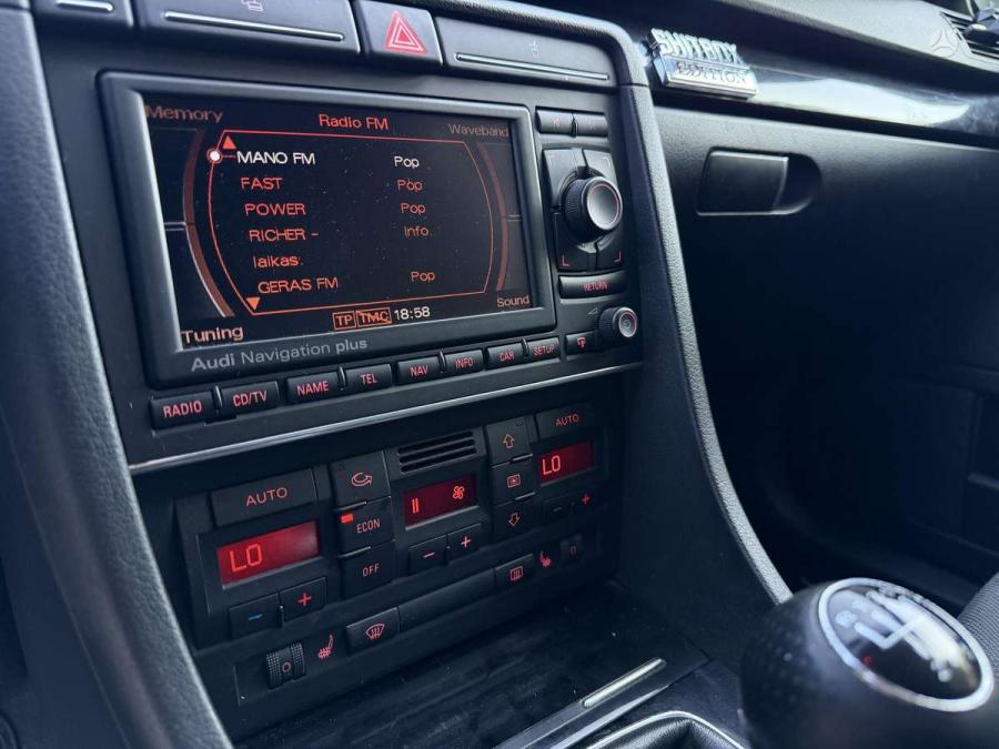 Grey Audi A4 2007 in Kaunas, with an engine capacity of 1.99 L and mileage of 324 thousand km for 3800 €, photo 8 on AUTOMOTO.COM.LV