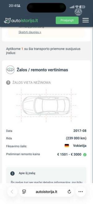 Grey Audi A4 2007 in Kaunas, with an engine capacity of 1.99 L and mileage of 324 thousand km for 3800 €, photo 29 on AUTOMOTO.COM.LV