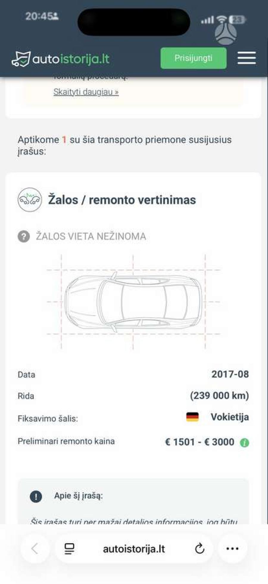 Grey Audi A4 2007 in Kaunas, with an engine capacity of 1.99 L and mileage of 324 thousand km for 3800 €, photo 29 on AUTOMOTO.COM.LV
