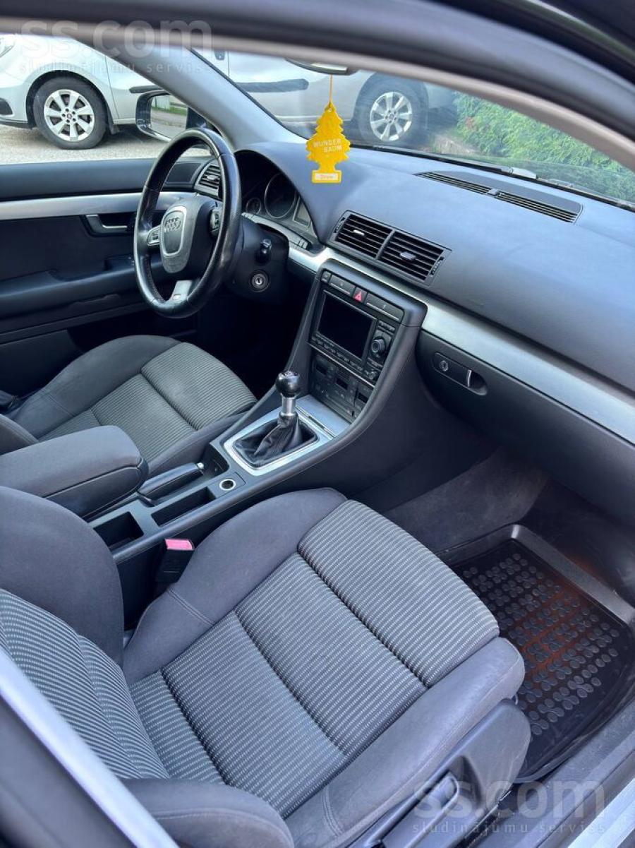 Pelēks Audi A4 2007 Jēkabpils, ar dzinēja tilpumu 2.00 L un nobraukumu 268 tūkst. km par 4050 €, foto 10 vietnē AUTOMOTO.COM.LV