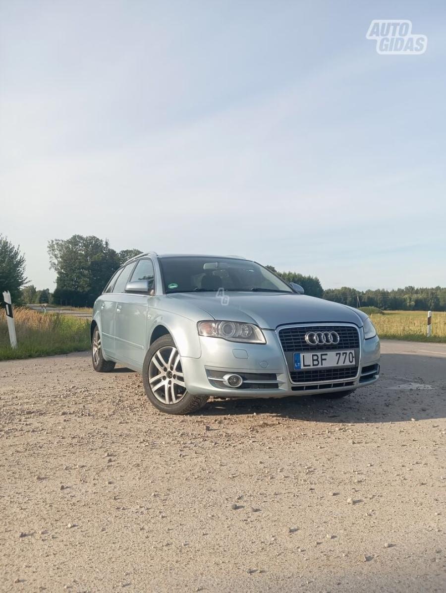 Grey Audi A4 2007 in Kazlu Ruda, with an engine capacity of 2.00 L and mileage of 310 thousand km for 1699 €, photo 1 on AUTOMOTO.COM.LV