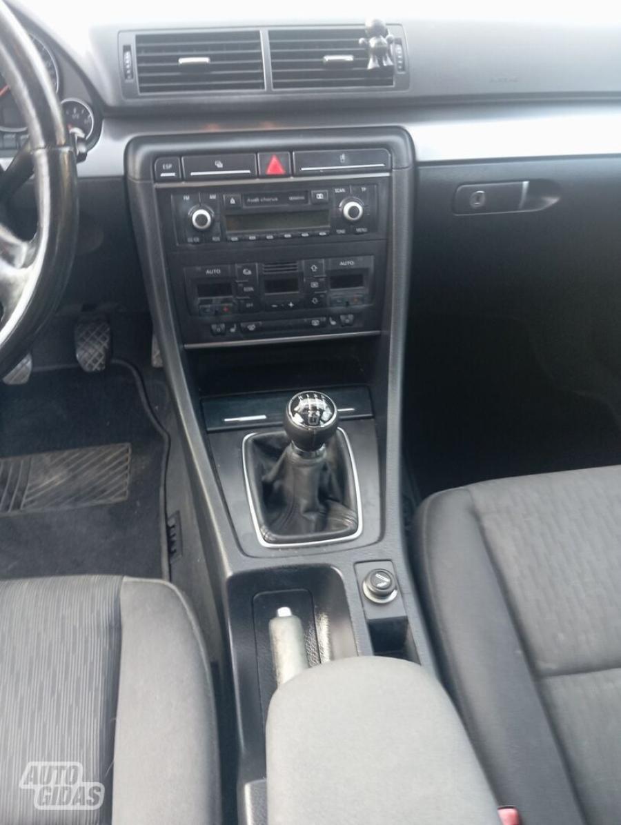 Grey Audi A4 2007 in Kazlu Ruda, with an engine capacity of 2.00 L and mileage of 310 thousand km for 1699 €, photo 12 on AUTOMOTO.COM.LV