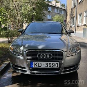 Grey Audi A4 2007 in Daugavpils, with an engine capacity of 2.00 L and mileage of 520 thousand km for 800 €, photo 3 on AUTOMOTO.COM.LV