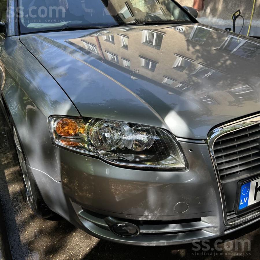 Grey Audi A4 2007 in Daugavpils, with an engine capacity of 2.00 L and mileage of 520 thousand km for 800 €, photo 4 on AUTOMOTO.COM.LV