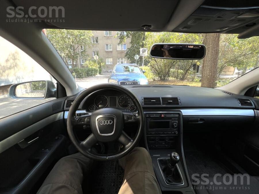 Grey Audi A4 2007 in Daugavpils, with an engine capacity of 2.00 L and mileage of 520 thousand km for 800 €, photo 9 on AUTOMOTO.COM.LV