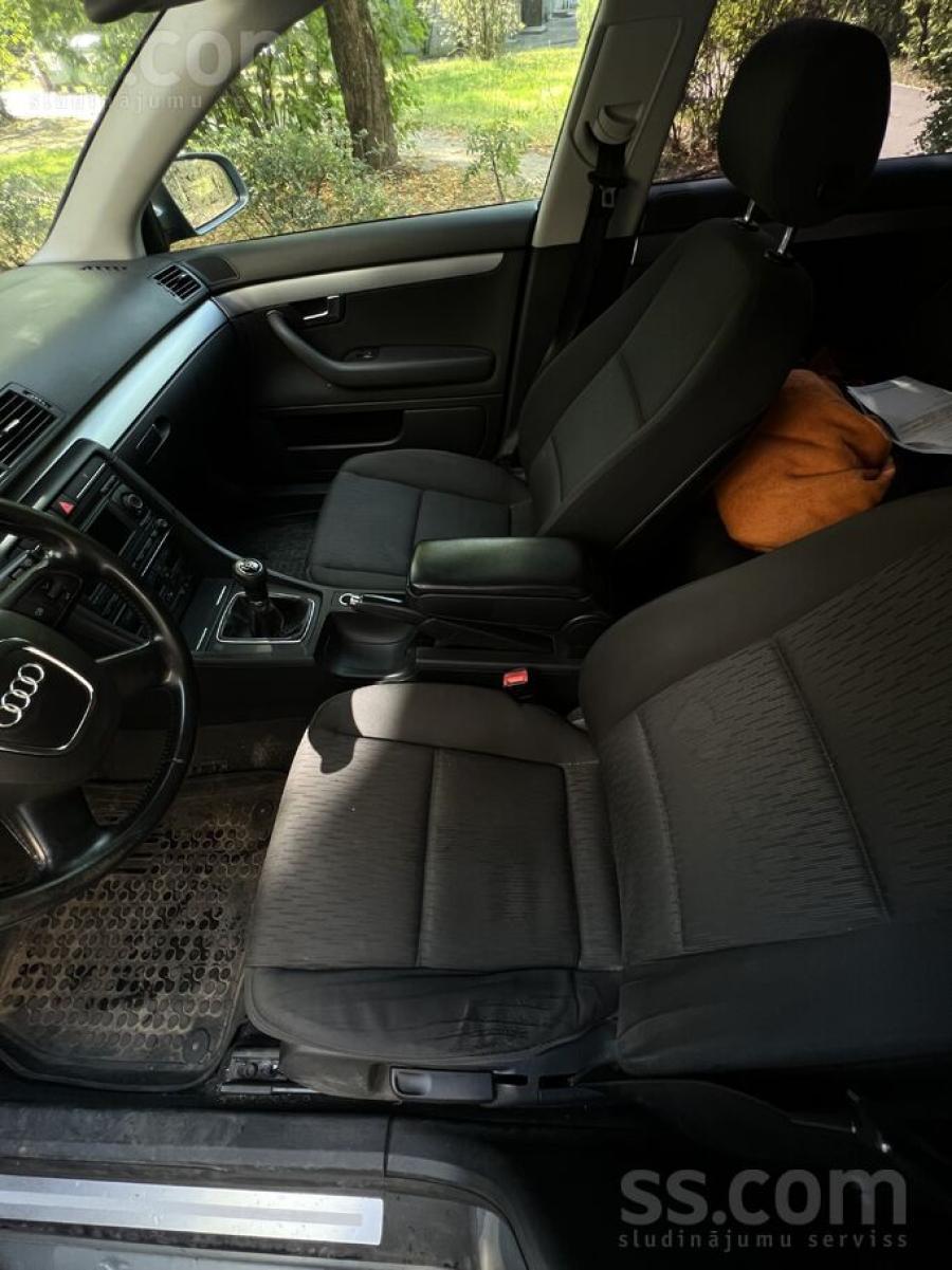 Grey Audi A4 2007 in Daugavpils, with an engine capacity of 2.00 L and mileage of 520 thousand km for 800 €, photo 10 on AUTOMOTO.COM.LV