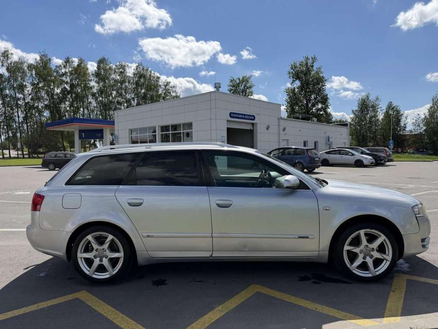 Grey Audi A4 2007 in Vilnius, with an engine capacity of 1.99 L and mileage of 374 thousand km for 2650 €, photo 9 on AUTOMOTO.COM.LV