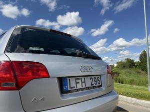 Grey Audi A4 2007 in Vilnius, with an engine capacity of 1.99 L and mileage of 374 thousand km for 2650 €, photo 25 on AUTOMOTO.COM.LV