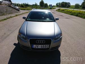 Pelēks Audi A4 2007 Ogre, ar dzinēja tilpumu 2.00 L un nobraukumu 457 tūkst. km par 3250 €, foto  vietnē AUTOMOTO.COM.LV