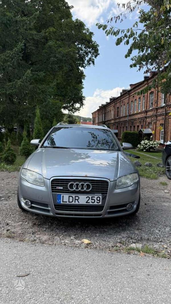 Audi A4 2007 in Kaunas on AUTOMOTO.COM.LV Grey Audi A4 2007 in Kaunas, with an engine capacity of 1.97 L and mileage of 330 thousand km for 1050 €, photo 1 on AUTOMOTO.COM.LV