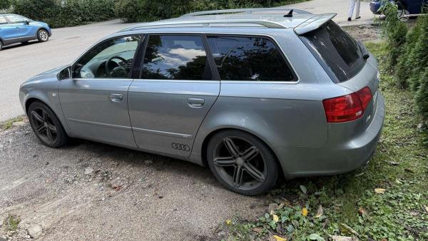 Audi A4 2007 in Kaunas on AUTOMOTO.COM.LV Grey Audi A4 2007 in Kaunas, with an engine capacity of 1.97 L and mileage of 330 thousand km for 1050 €, photo 3 on AUTOMOTO.COM.LV