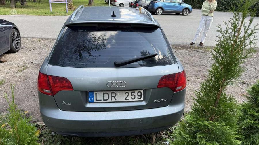 Pelēks Audi A4 2007 Kauņa, ar dzinēja tilpumu 1.97 L un nobraukumu 330 tūkst. km par 1050 €, foto 6 vietnē AUTOMOTO.COM.LV