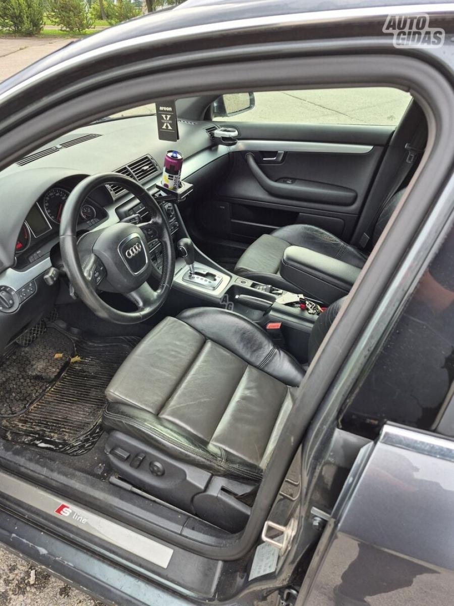 Pelēks Audi A4 2007 Akmenė, ar dzinēja tilpumu 2.00 L un nobraukumu 295 tūkst. km par 1900 €, foto 3 vietnē AUTOMOTO.COM.LV