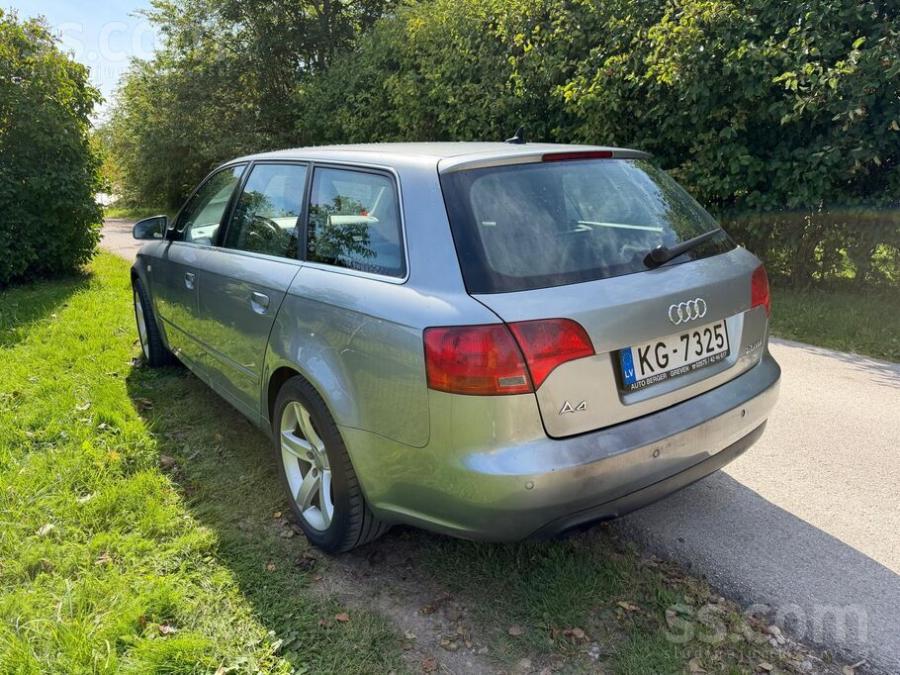 Grey Audi A4 2007 in Tukums, with an engine capacity of 2.00 L and mileage of 285 thousand km for 1990 €, photo 5 on AUTOMOTO.COM.LV