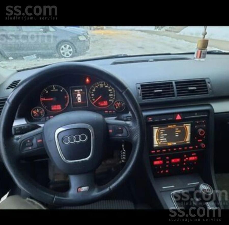 Grey Audi A4 2007 in Preili, with an engine capacity of 2.00 L and mileage of 342 thousand km for 2950 €, photo 9 on AUTOMOTO.COM.LV