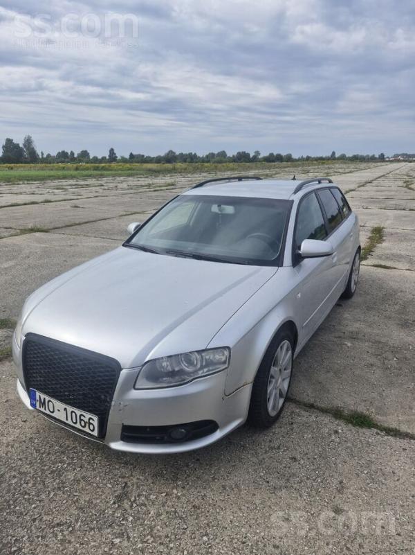 Pelēks Audi A4 2007 Ogre, ar dzinēja tilpumu 3.00 L un nobraukumu 386 tūkst. km par 2300 €, foto 1 vietnē AUTOMOTO.COM.LV
