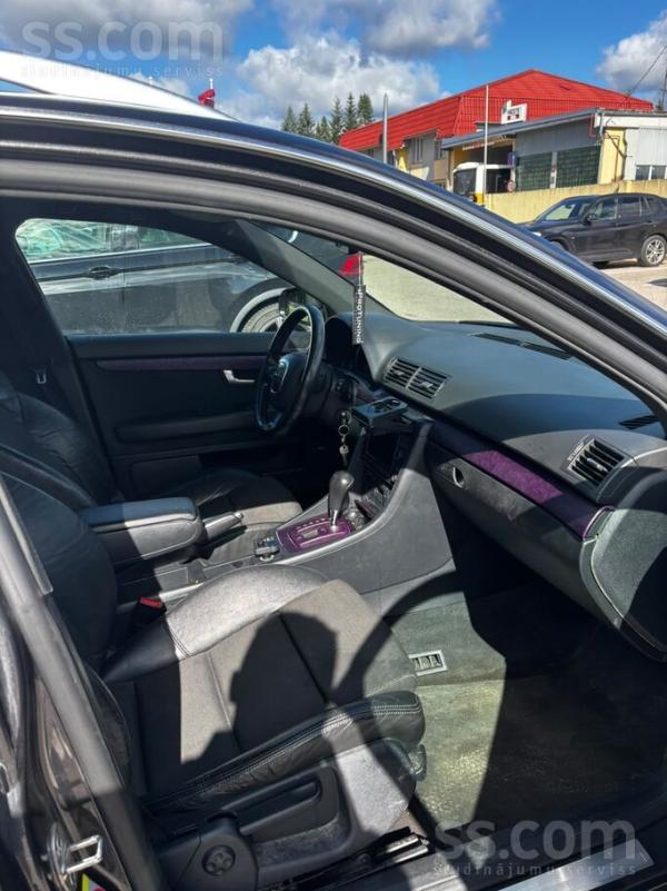 Grey Audi A4 2007 in Jelgava, with an engine capacity of 2.70 L and mileage of 363 thousand km for 2650 €, photo 8 on AUTOMOTO.COM.LV