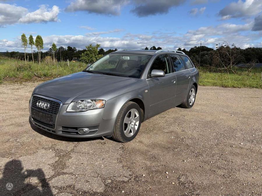 Grey Audi A4 2007 in Utena, with an engine capacity of 1.99 L and mileage of 285 thousand km for 2799 €, photo 1 on AUTOMOTO.COM.LV