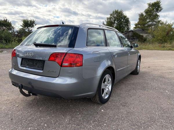 Grey Audi A4 2007 in Utena, with an engine capacity of 1.99 L and mileage of 285 thousand km for 2799 €, photo 8 on AUTOMOTO.COM.LV
