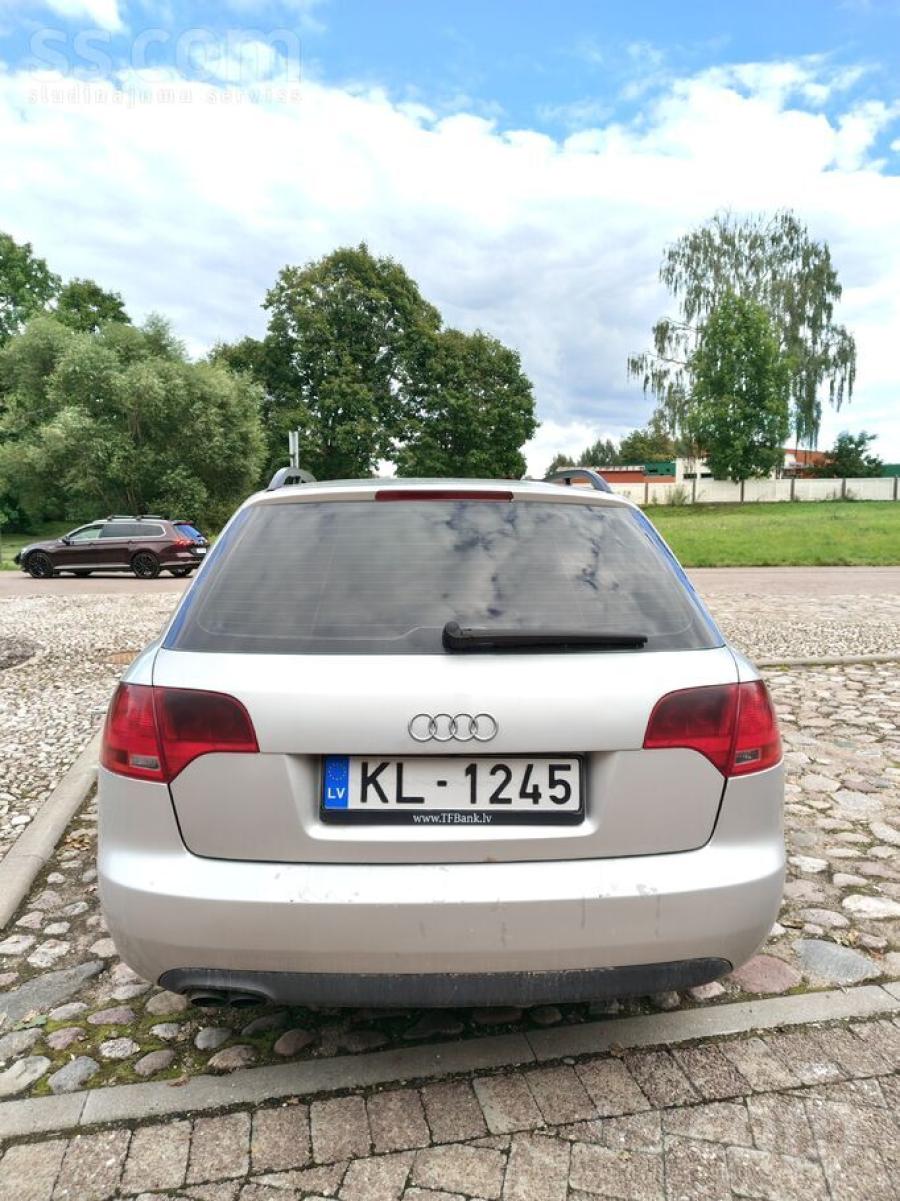 Grey Audi A4 2007 in Kuldiga, with an engine capacity of 2.00 L and mileage of 355 thousand km for 1600 €, photo 4 on AUTOMOTO.COM.LV