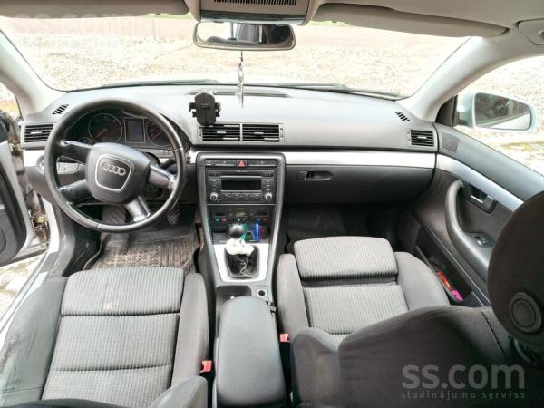 Pelēks Audi A4 2007 Kuldīga, ar dzinēja tilpumu 2.00 L un nobraukumu 355 tūkst. km par 1600 €, foto 8 vietnē AUTOMOTO.COM.LV