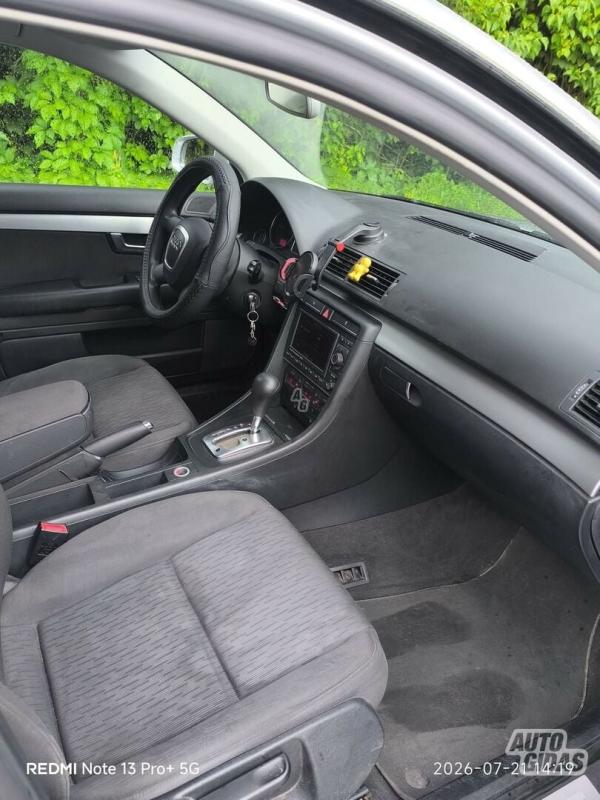 Grey Audi A4 2007 in Vilnius, with an engine capacity of 2.00 L and mileage of 248 thousand km for 1000 €, photo 10 on AUTOMOTO.COM.LV