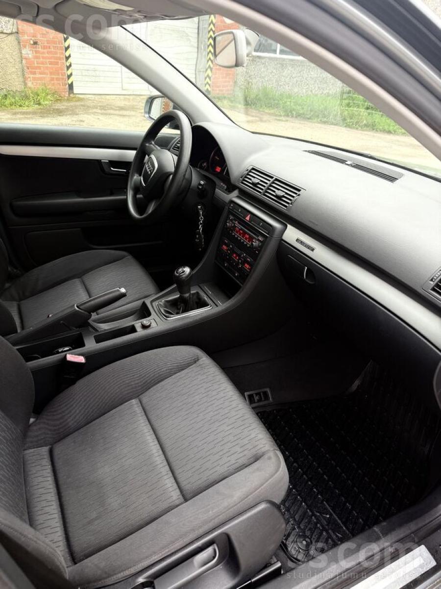 Pelēks Audi A4 2007 Ludza, ar dzinēja tilpumu 2.00 L un nobraukumu 262 tūkst. km par 4340 €, foto 13 vietnē AUTOMOTO.COM.LV