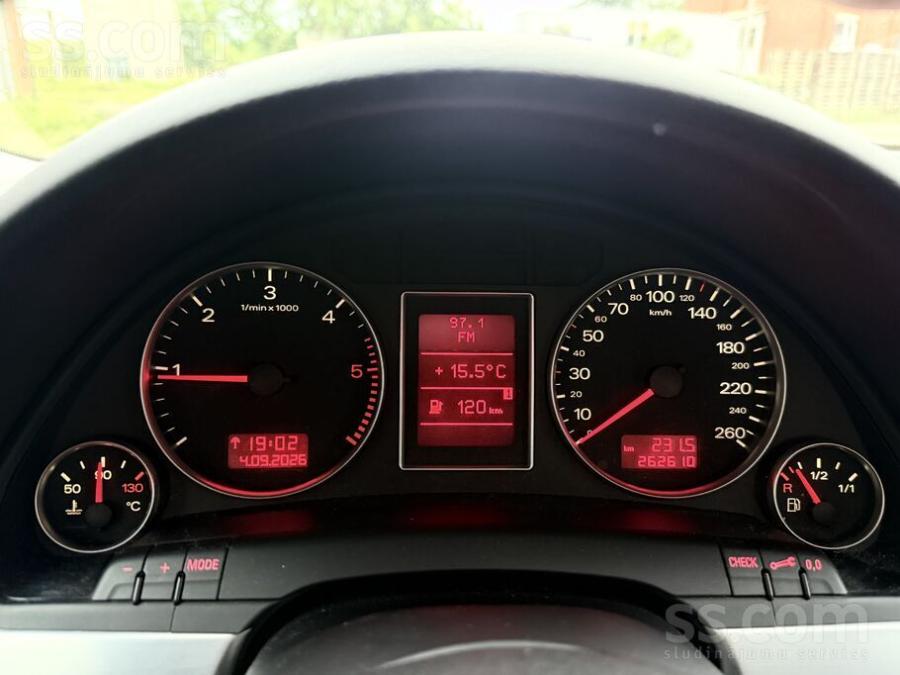 Pelēks Audi A4 2007 Ludza, ar dzinēja tilpumu 2.00 L un nobraukumu 262 tūkst. km par 4340 €, foto 18 vietnē AUTOMOTO.COM.LV