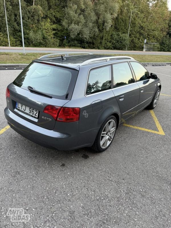 Grey Audi A4 2007 in Klaipeda, with an engine capacity of 2.00 L and mileage of 335 thousand km for 2500 €, photo 7 on AUTOMOTO.COM.LV