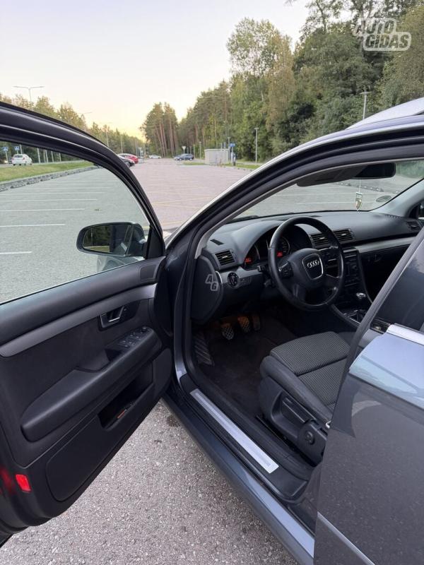Grey Audi A4 2007 in Klaipeda, with an engine capacity of 2.00 L and mileage of 335 thousand km for 2500 €, photo 10 on AUTOMOTO.COM.LV