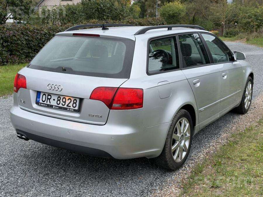 Pelēks Audi A4 2007 Dobele, ar dzinēja tilpumu 1.90 L un nobraukumu 332 tūkst. km par 2600 €, foto 7 vietnē AUTOMOTO.COM.LV