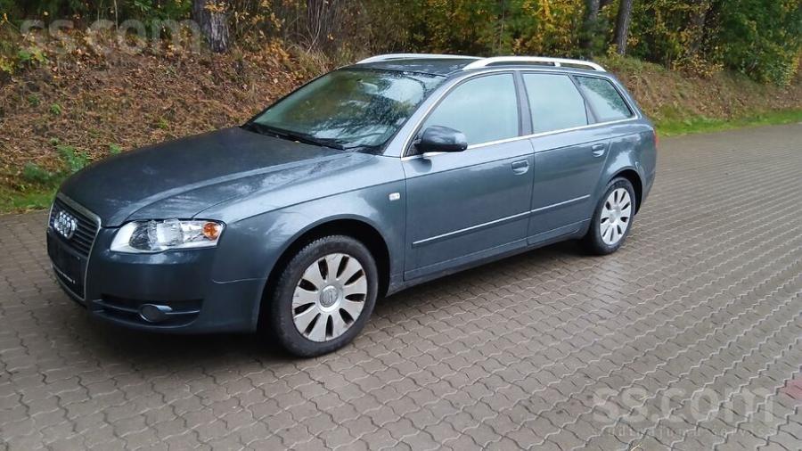Серый Ауди А4 2007 в Огре, объемом двигателя 1.90 л и пробегом 286 тыс. км за 2850 €, фото 1 на AUTOMOTO.COM.LV