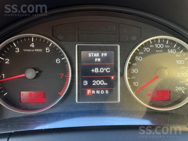 Grey Audi A4 2007 in Tukums, with an engine capacity of 2.00 L and mileage of 245 thousand km for 3111 €, photo 9 on AUTOMOTO.COM.LV