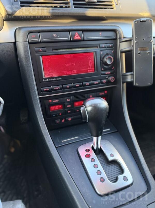 Grey Audi A4 2007 in Tukums, with an engine capacity of 2.00 L and mileage of 245 thousand km for 3111 €, photo 10 on AUTOMOTO.COM.LV