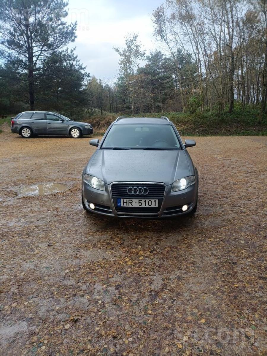 Grey Audi A4 2007 in Liepaja, with an engine capacity of 2.00 L and mileage of 325 thousand km for 2800 €, photo 1 on AUTOMOTO.COM.LV