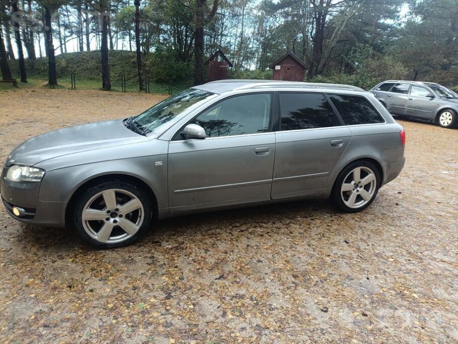 Grey Audi A4 2007 in Liepaja, with an engine capacity of 2.00 L and mileage of 325 thousand km for 2800 €, photo 3 on AUTOMOTO.COM.LV