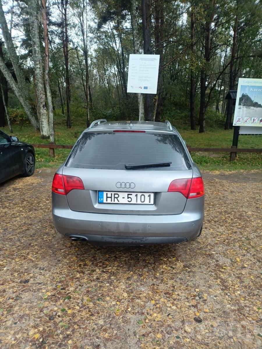 Grey Audi A4 2007 in Liepaja, with an engine capacity of 2.00 L and mileage of 325 thousand km for 2800 €, photo 4 on AUTOMOTO.COM.LV