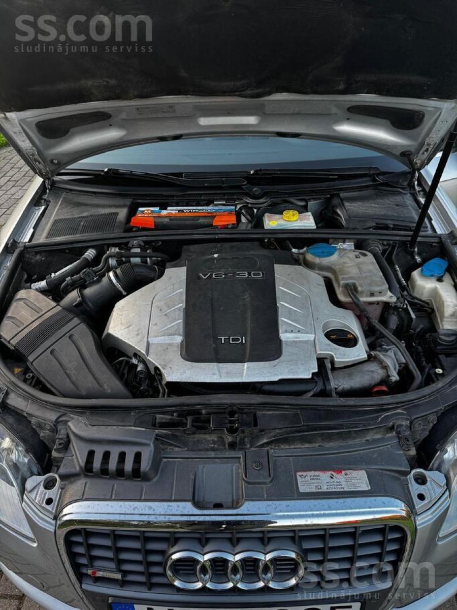 Grey Audi A4 2007 in Cesis, with an engine capacity of 3.00 L and mileage of 397 thousand km for 4100 €, photo 13 on AUTOMOTO.COM.LV