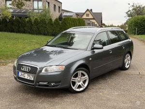 Pelēks Audi A4 2007 Viļņa, ar dzinēja tilpumu 1.99 L un nobraukumu 275 tūkst. km par 3500 €, foto  vietnē AUTOMOTO.COM.LV