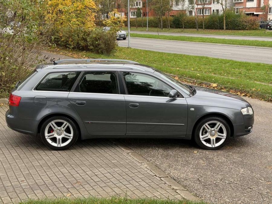 Grey Audi A4 2007 in Vilnius, with an engine capacity of 1.99 L and mileage of 275 thousand km for 3500 €, photo 9 on AUTOMOTO.COM.LV