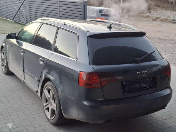 Grey Audi A4 2008 in Silute, with an engine capacity of 2.00 L and mileage of 260 thousand km for 1250 €, photo 4 on AUTOMOTO.COM.LV