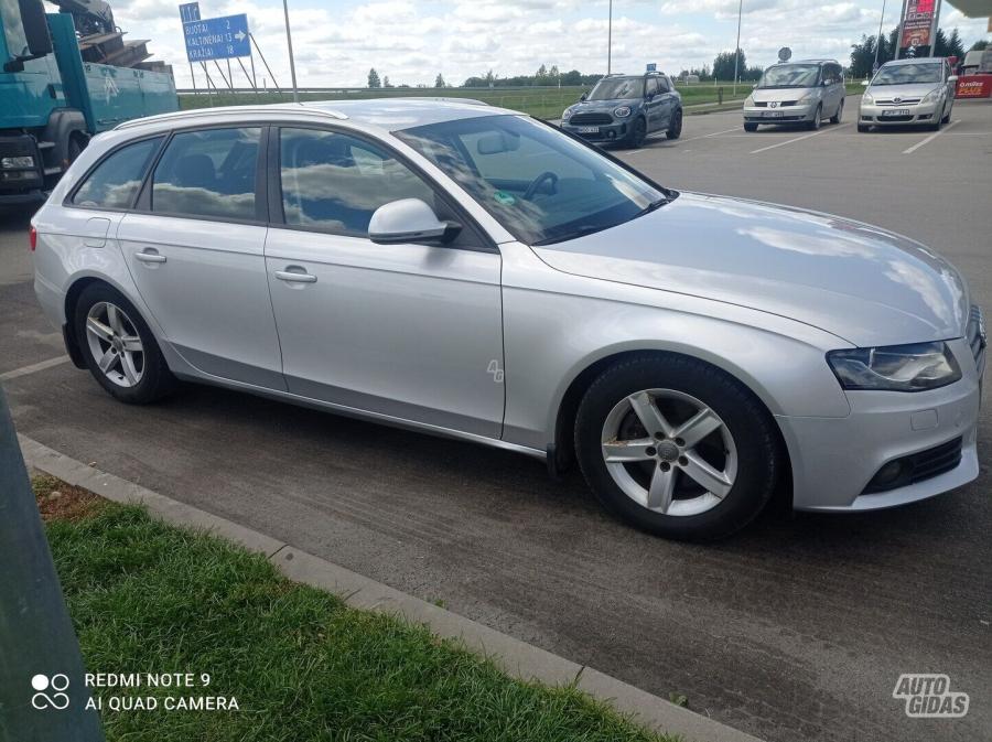 Pelēks Audi A4 2008 Klaipėda, ar dzinēja tilpumu 2.00 L un nobraukumu 325 tūkst. km par 4600 €, foto 9 vietnē AUTOMOTO.COM.LV